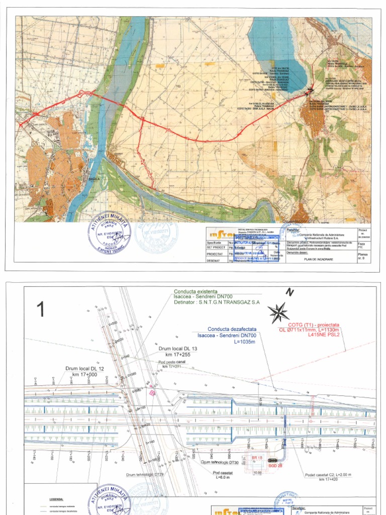 Expertiza Tehnica (Pod Braila) Parte Desenata | PDF