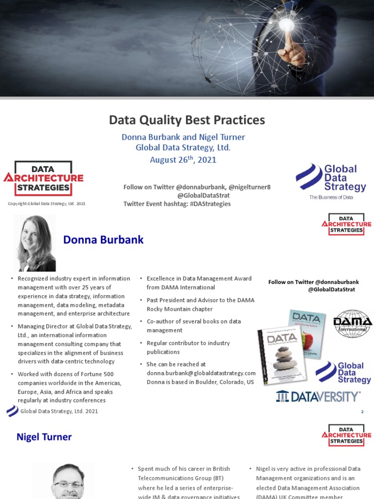 Dataversity Data Quality 20210826 Pdf Data Quality Metadata