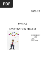 Physics Project Cover Pages | PDF