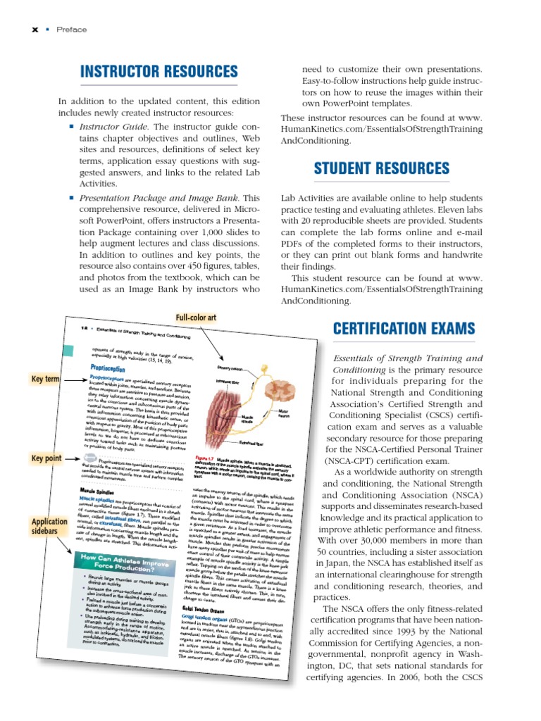 Essentials Strength Training Conditioning National Strength and ...