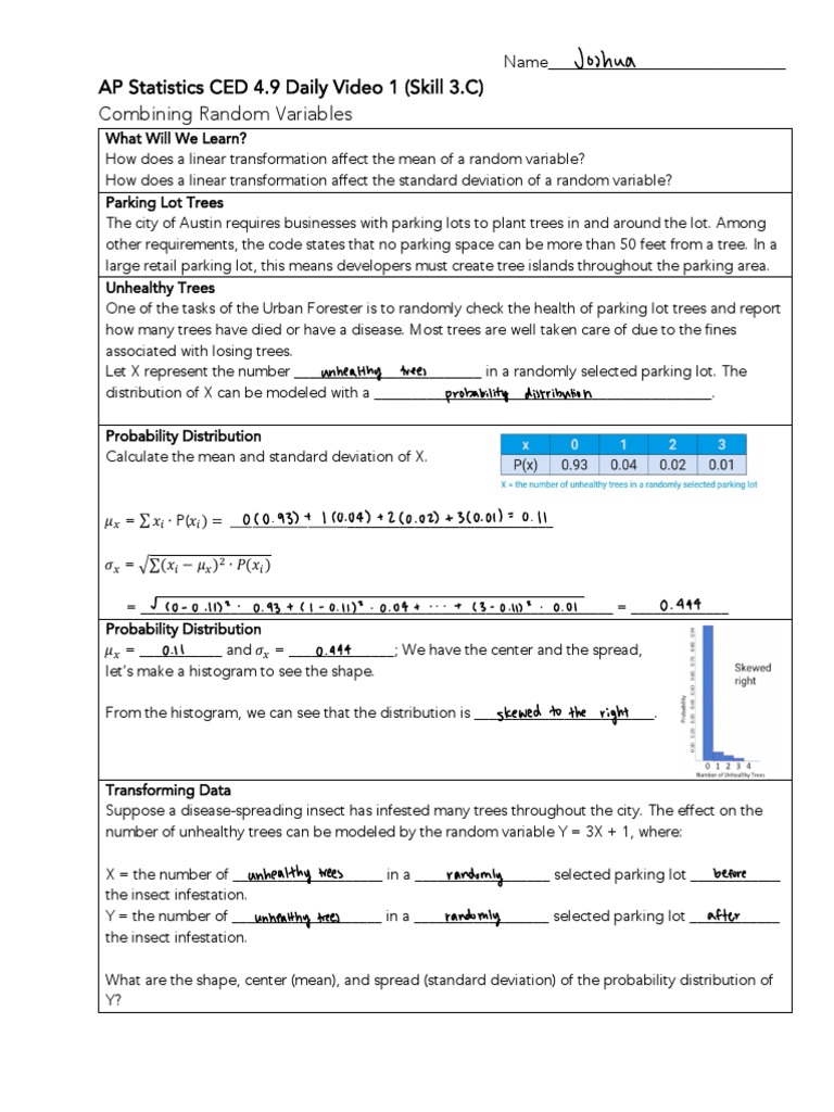 AP Statistics | PDF | Standard Deviation | Variance