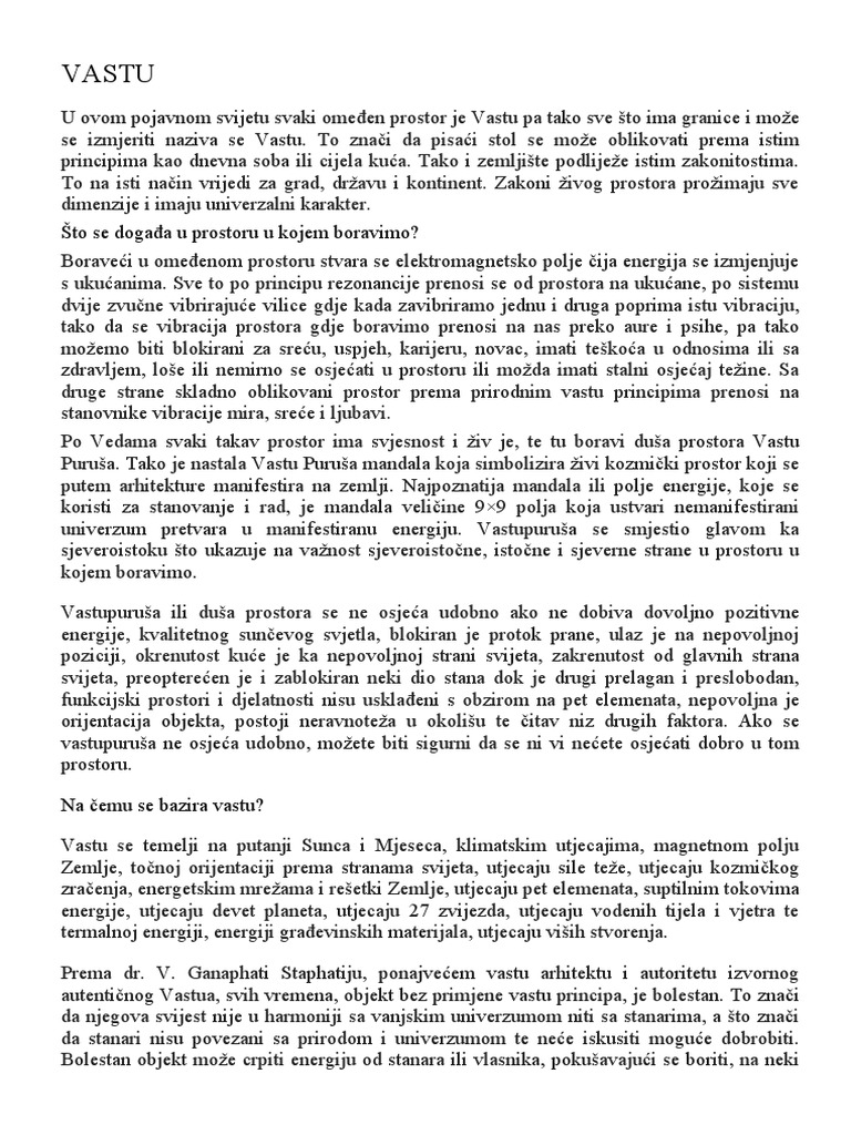 VASTU | PDF