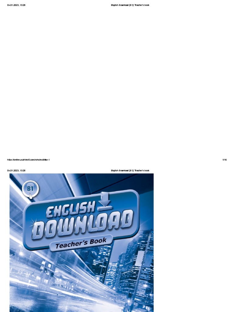 English Download (B1) - Teacher's Book | PDF