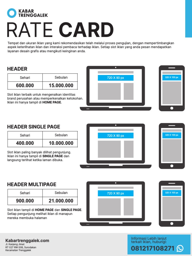 Rate Card | PDF