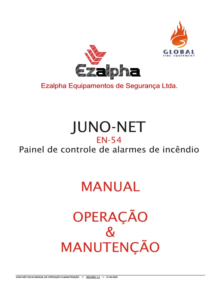 Manual de Operação JUNO-NET EN-54 | PDF | Diodo emissor de luz ...