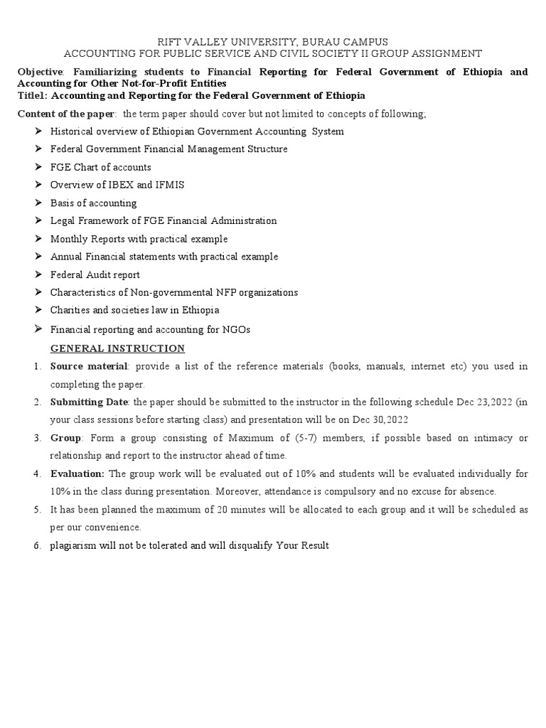 NFP Group Assignment W | PDF