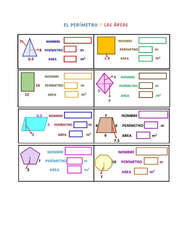 PERIMETRO Y ÁREAS | PDF