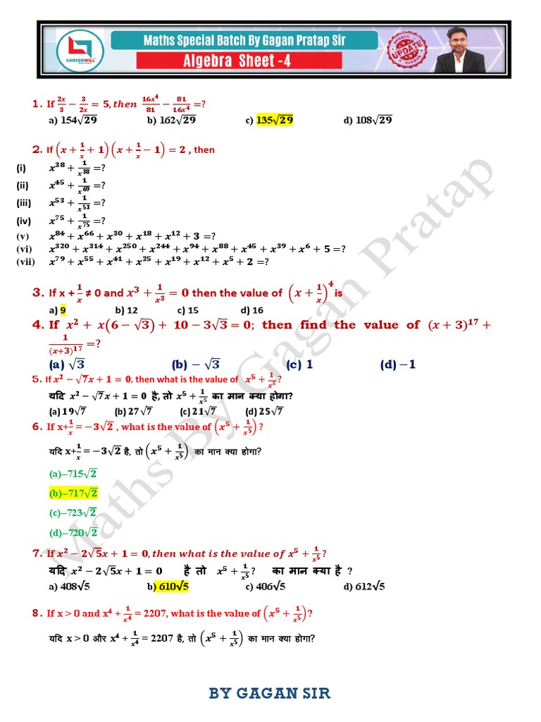 1663652762-Algebra 4 | PDF | Abstract Algebra | Mathematics