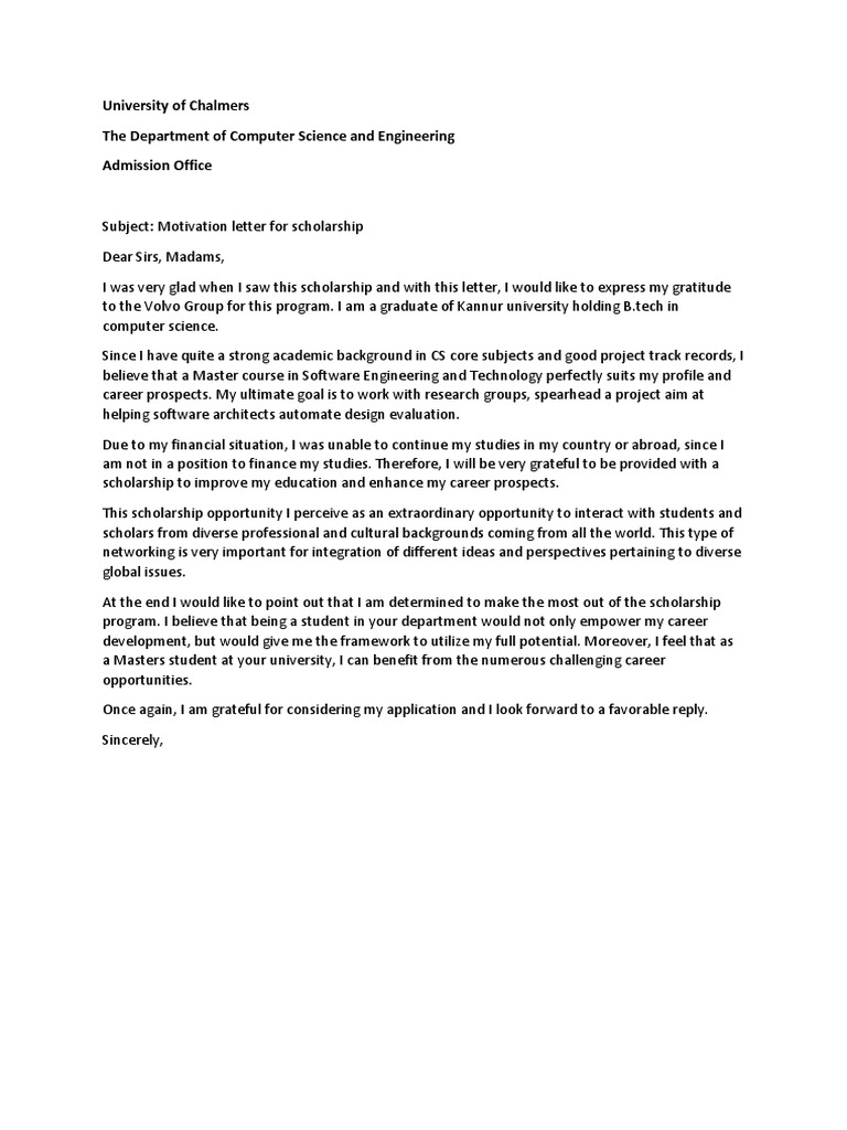 Volvo Graduate Program Scholarship Application | PDF | Business | Art