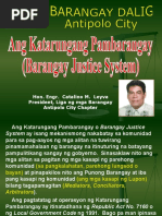 Tanod Roles Tagalog | PDF