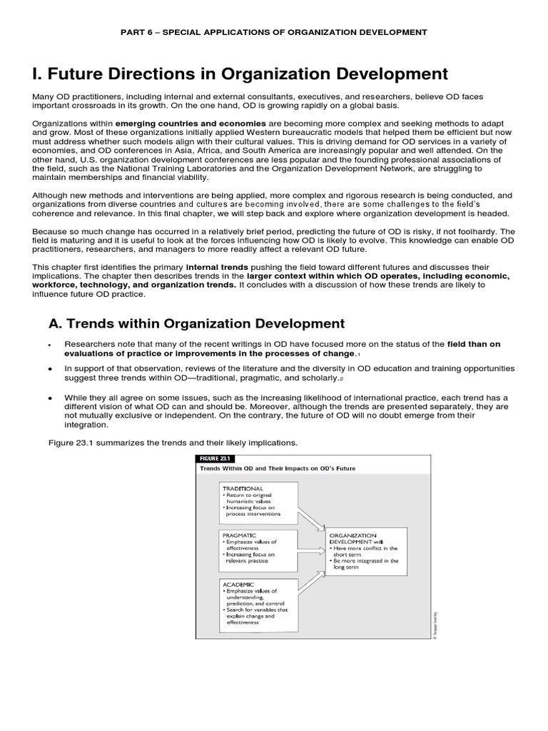Chapter 21 - Future Directions of OD | PDF | Organization Development | Pragmatism