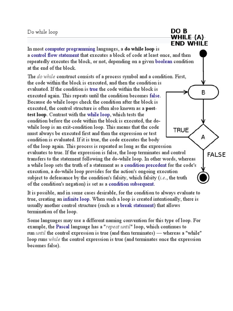 Do While Loop | PDF | Software Development | Control Flow