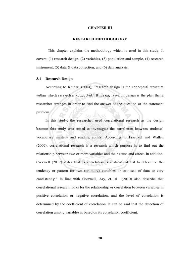 Correlational Research Methodology | PDF | Sampling (Statistics) | Scientific Method