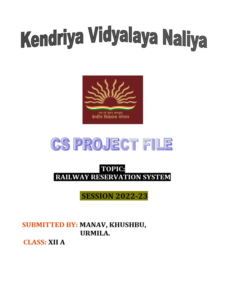 Cs. Project | PDF | Python (Programming Language) | Computer File