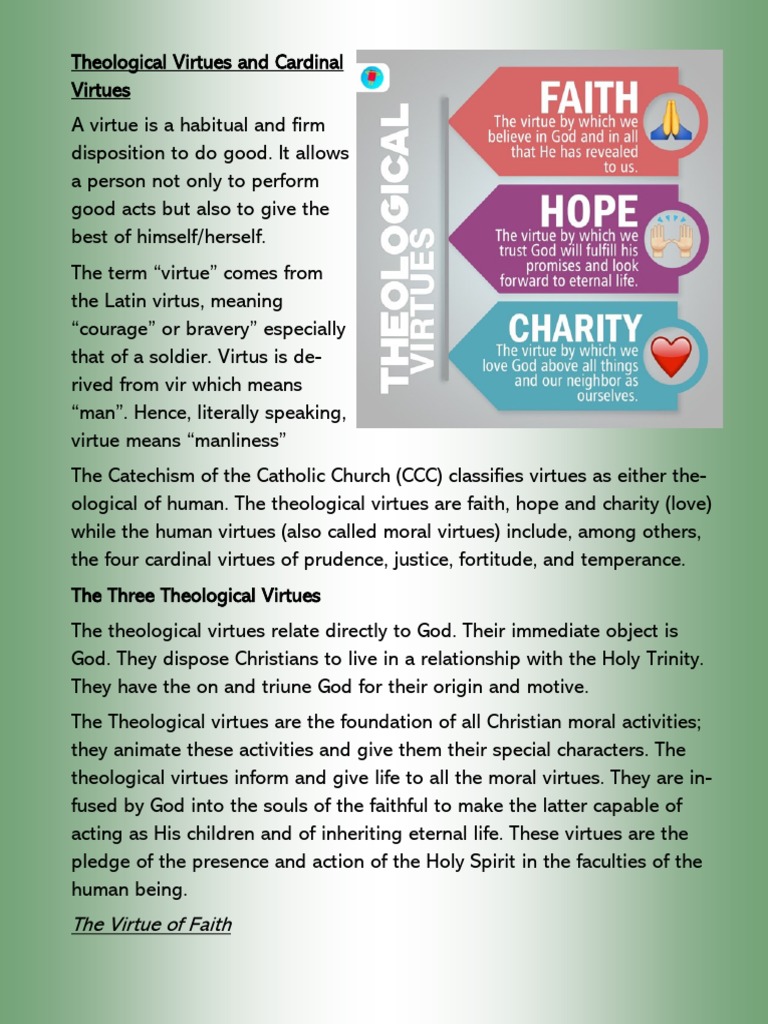 Virtues | PDF | Virtue | Courage