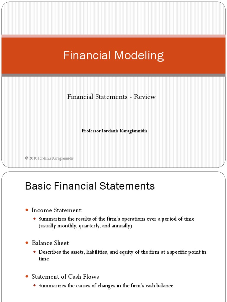 6 Financial Statements Review | PDF | Balance Sheet | Equity (Finance)