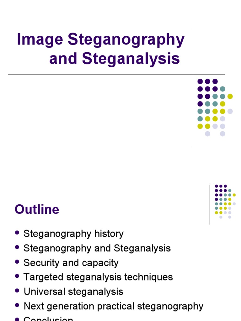 Image Steganography Insights | PDF | Computers