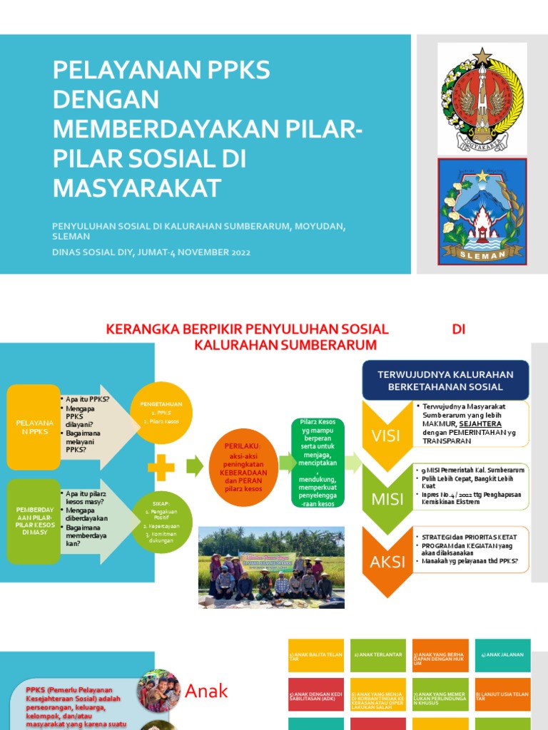 Pelayanan Ppks Dengan Memberdayakan Pilar-Pilar Sosial Di Masyarakat | PDF