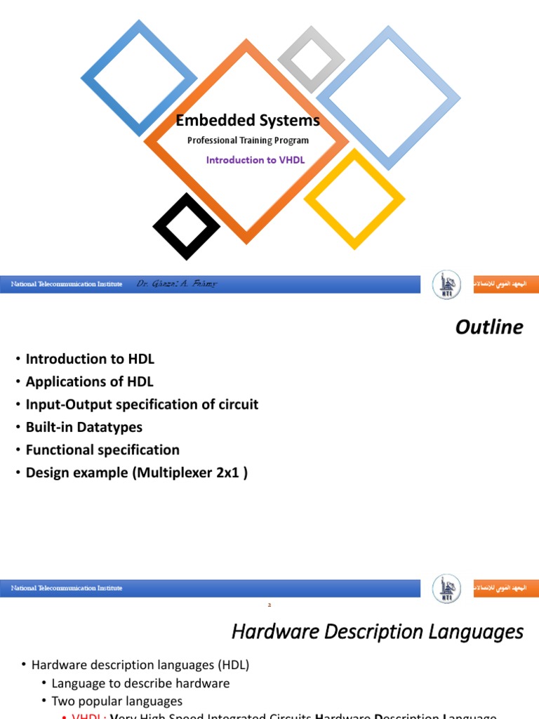 Lecture 1 | PDF | Hardware Description Language | Vhdl