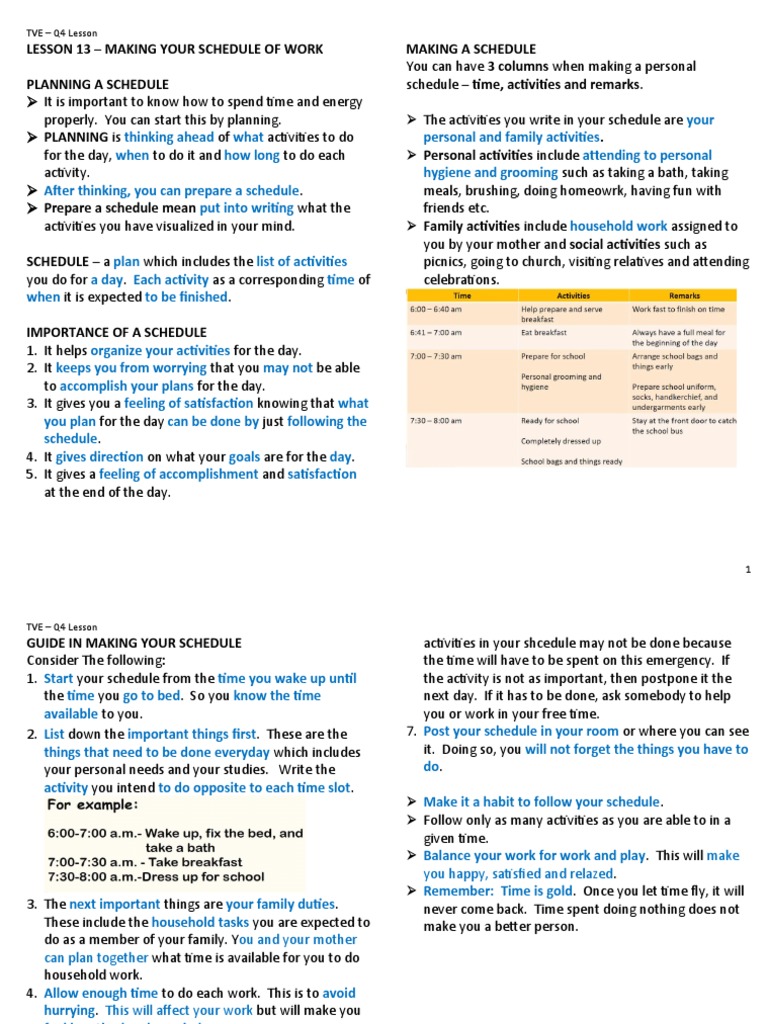 Grade 4 - Q4 TVE Lesson | PDF | Sewing | Clothing