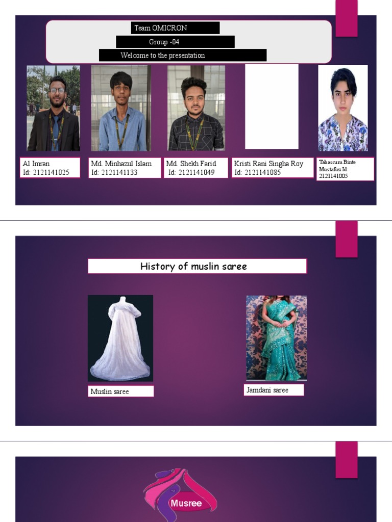 Daccai Muslin: Heritage and Business Strategy | PDF | Depreciation ...