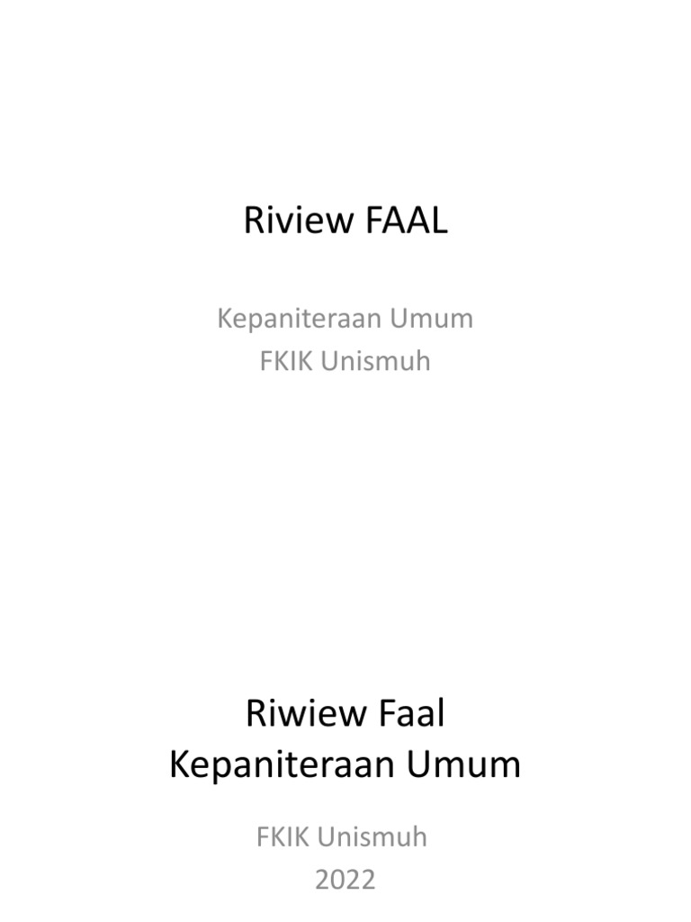 Riview Faal Panum | PDF