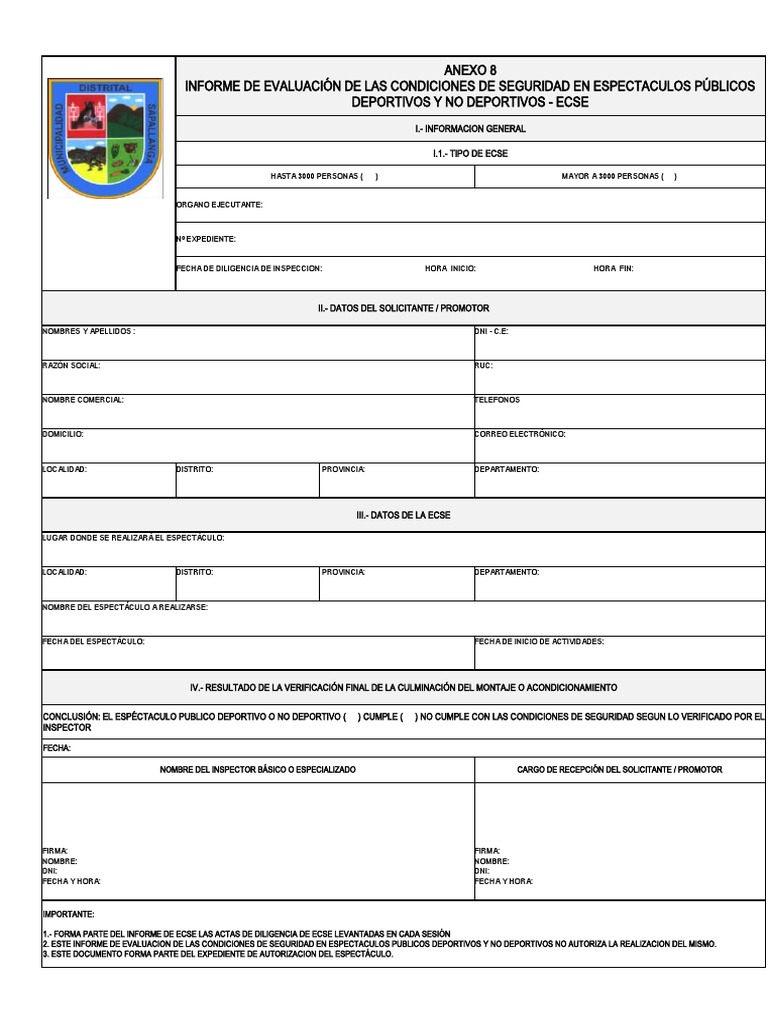 Anexo 8 Informe de ECSE | PDF
