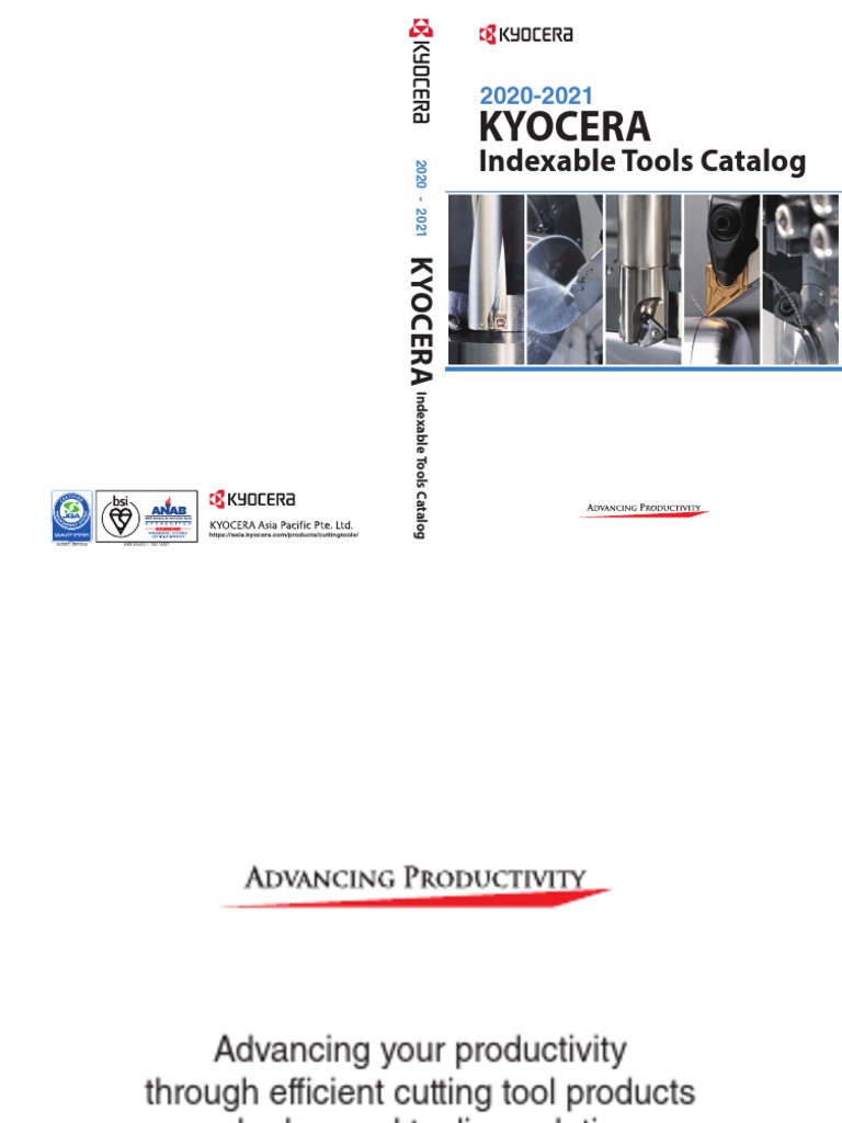 2020-2021 Indexable Tools Catalog | PDF | Machining | Steel