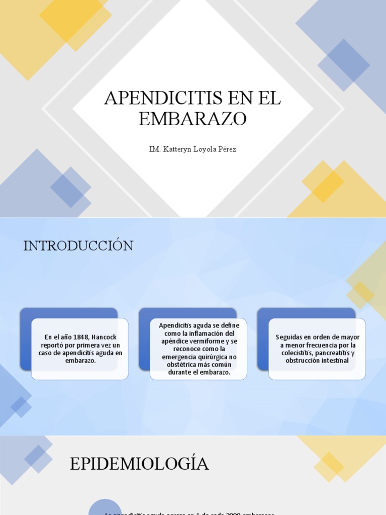 Apendicitis en El Embarazo | PDF | El embarazo | Salud pública