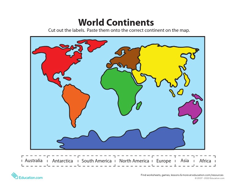 Label Continents | PDF