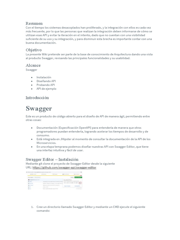 Guía de Swagger para Diseñar APIs | PDF | Archivo de computadora | Programación de computadoras