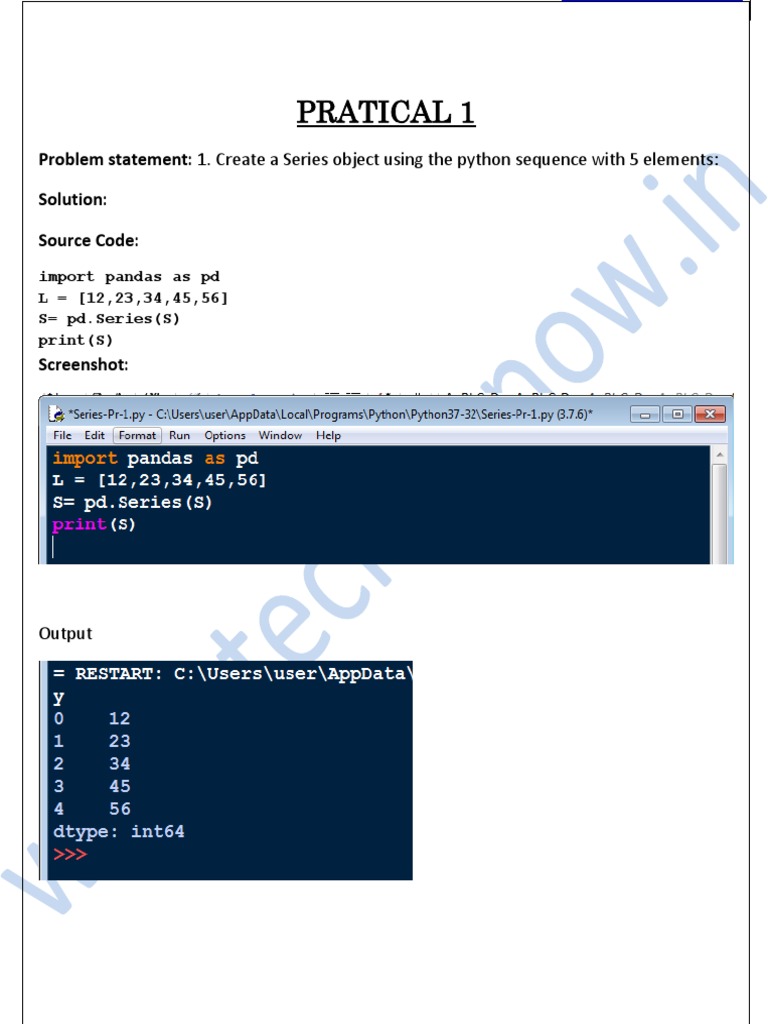Practical File IP Class 12 2022 23 | PDF | Multiple Choice | Textbook Practical File IP Class 12 2022 23 | PDF | Multiple Choice | Textbook