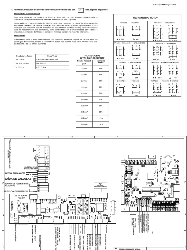 Diagrama de Controle de Motor Scanchip | PDF | Fonte de energia | Bens manufaturados