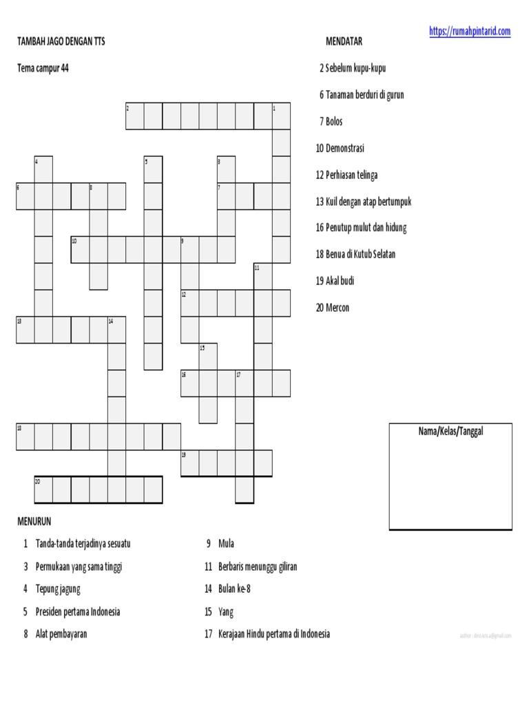 Kumpulan TTS Campuran 44 | PDF