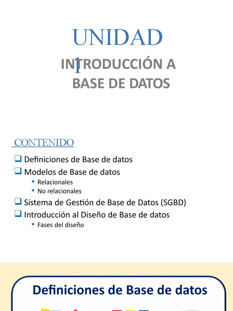 Introducción a Bases de Datos SQL | PDF | Bases de datos | No Sql