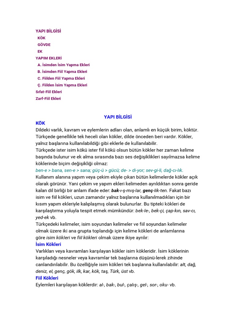 Yapi Bi̇lgi̇si̇ | PDF