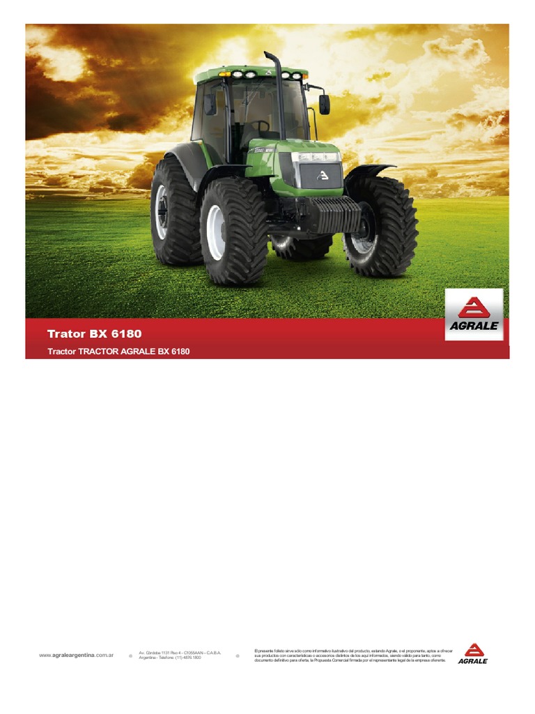 Agrale Argentina - Tractor Agrale BX 6180 | PDF | Máquinas | Vehículos