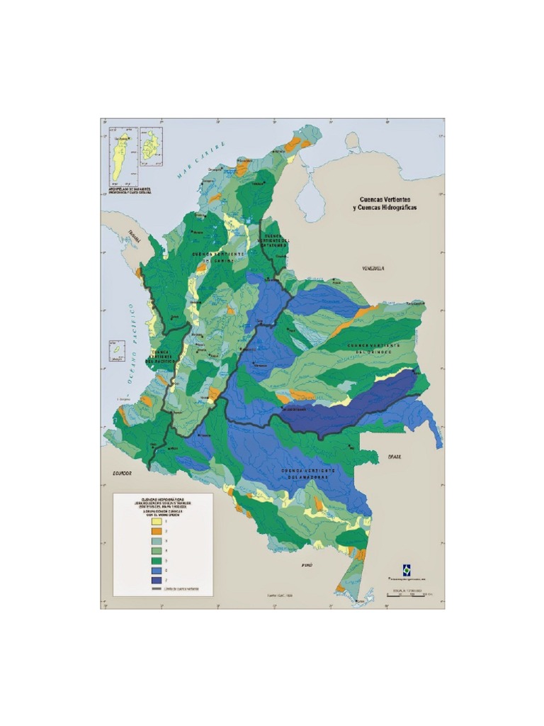 Mapa de Lagos de Colombia | PDF
