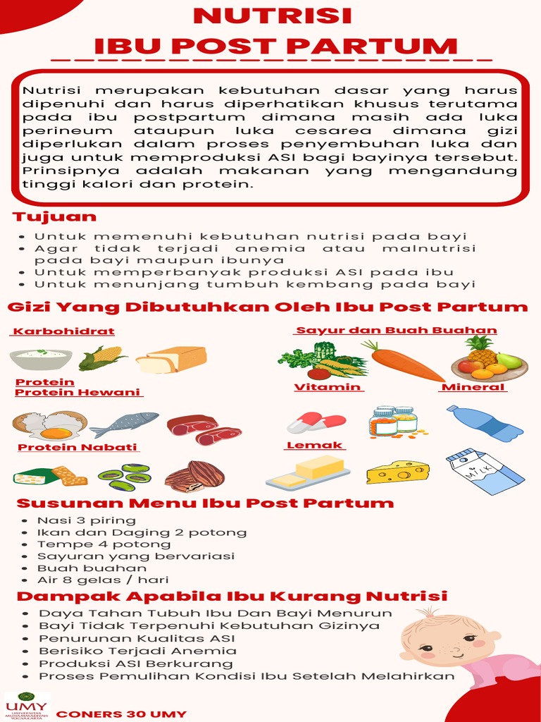Edukasi Massa Nutrisi Post Partum | PDF