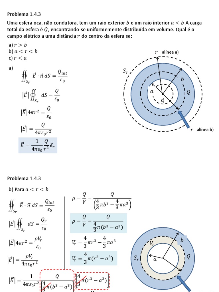 Aula Prob3 Imprimir | PDF | Carga elétrica | Condutor elétrico