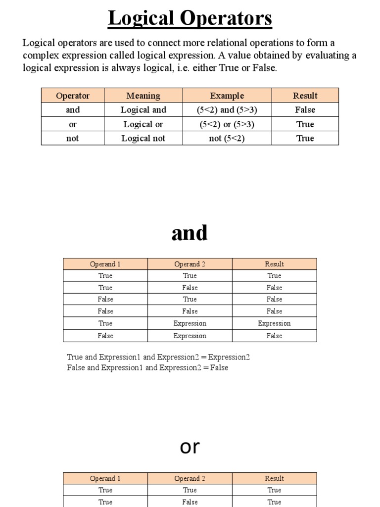 11 - Logical Operator | PDF