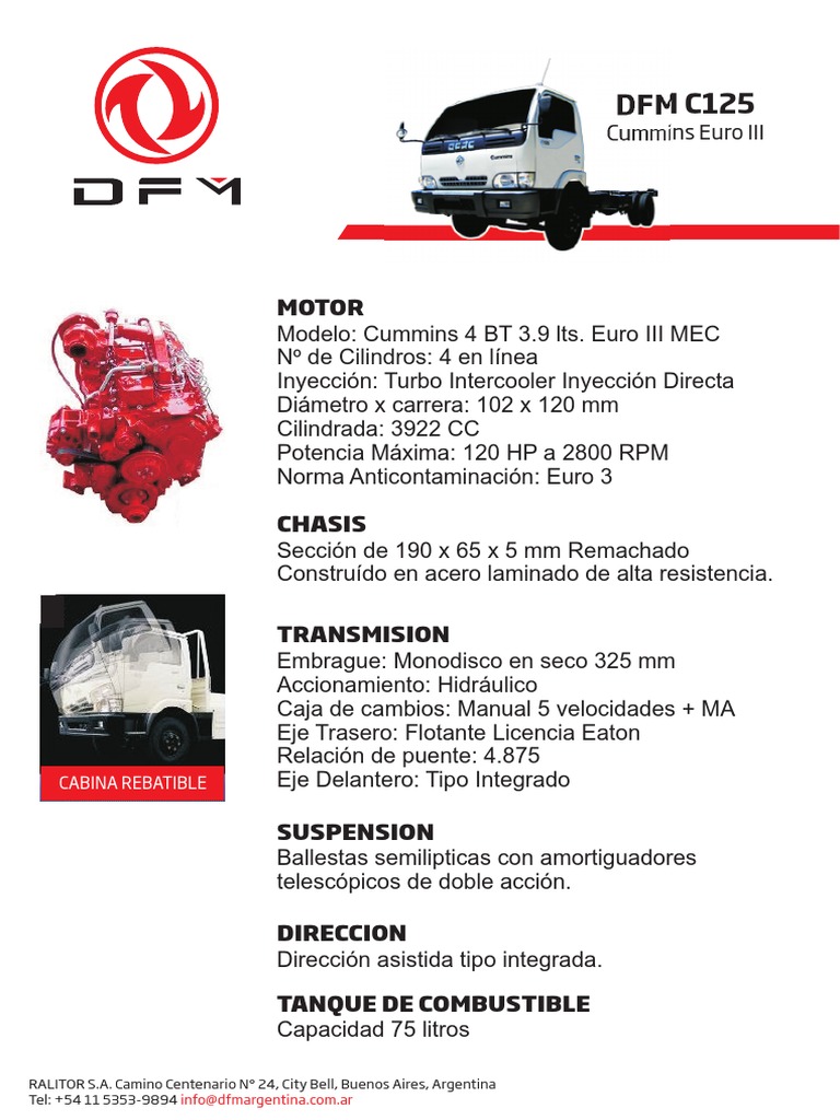 DFM Duolica 1063 CJ10 PDF | PDF | Inyección de combustible | Vehículo ...