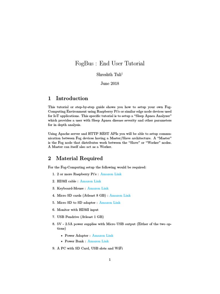 Fogbus End User | PDF | Software Development | Computing