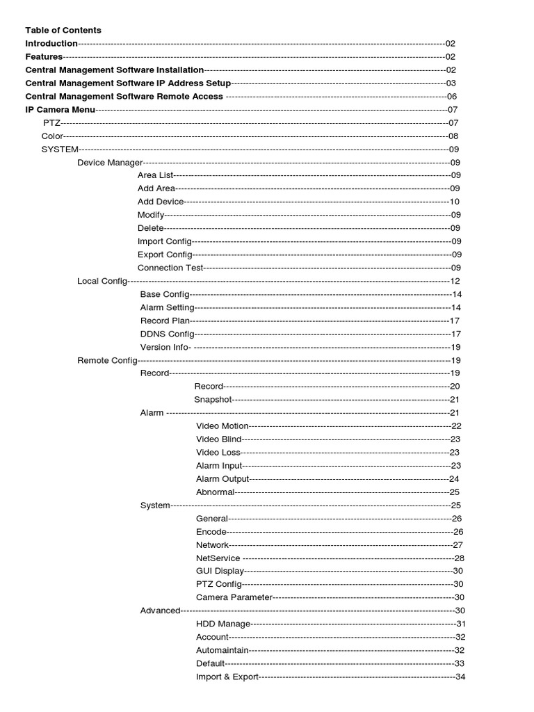 CMS Software User Manual | PDF | Ip Address | Computer File
