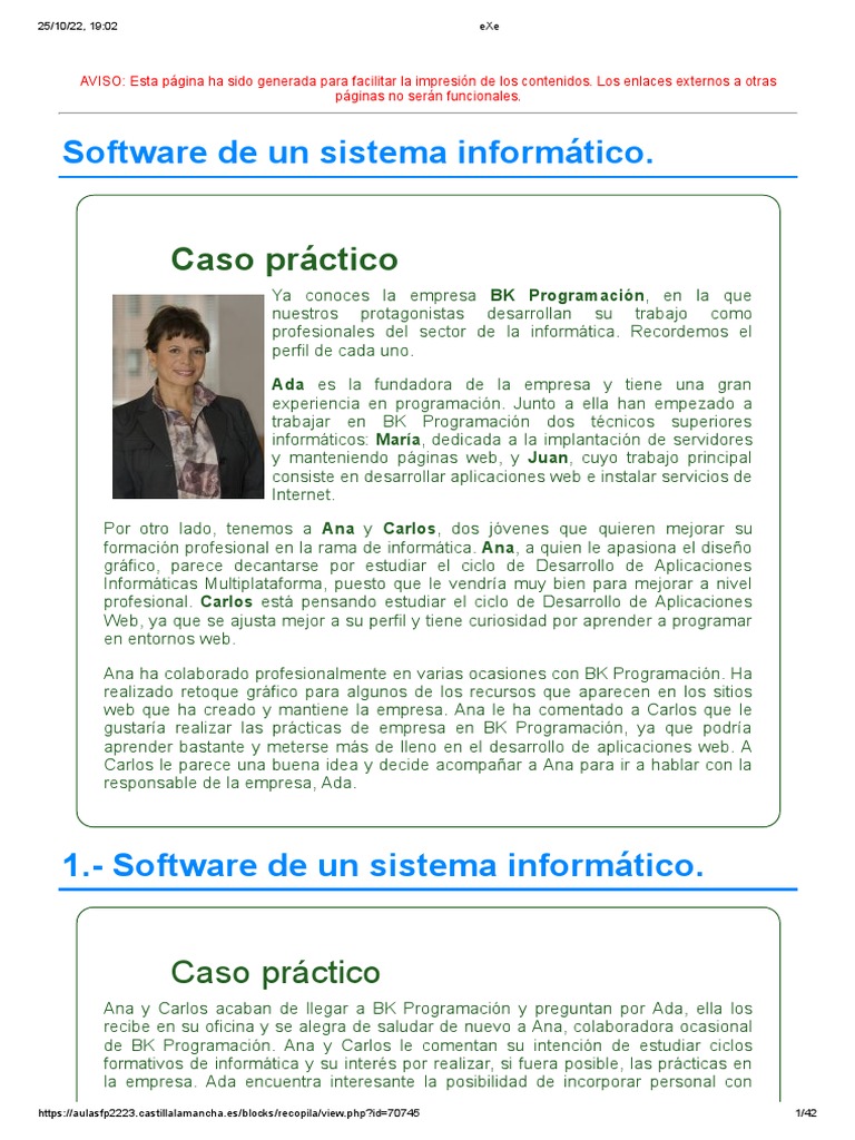 UT2 - Software de Un Sistema Informático | PDF | Sistema operativo | Software libre