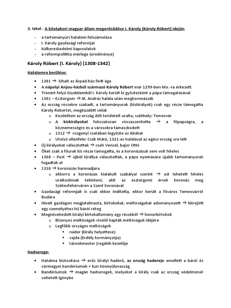 3 - Károly Róbert | PDF