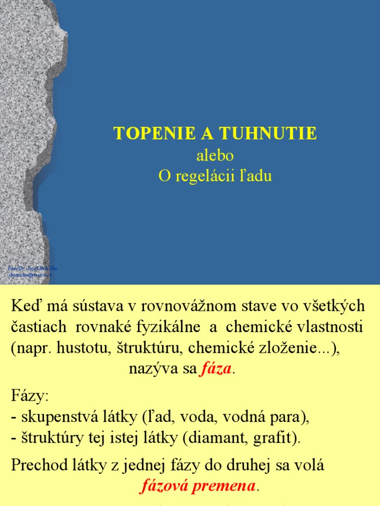 01-Topenie A Tuhnutie | PDF