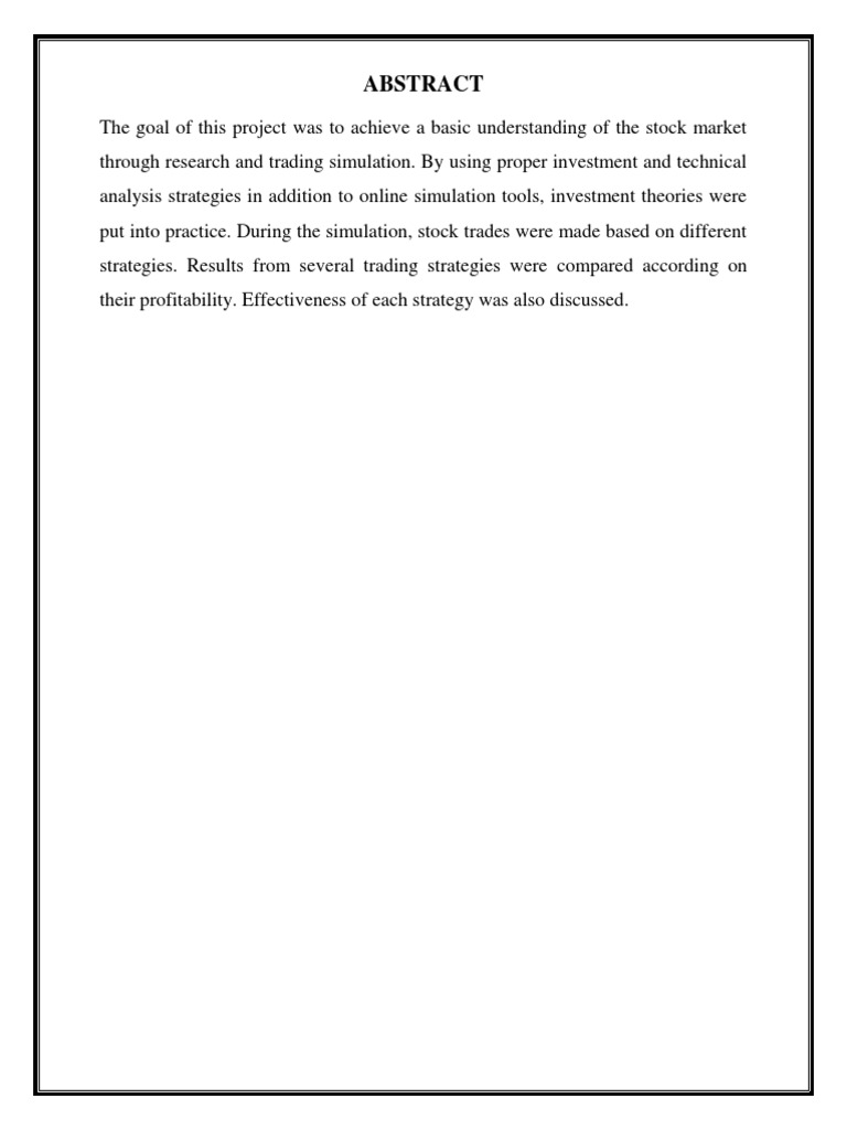 BSM Project (Stock Exchange) | PDF | Securities (Finance) | Stocks