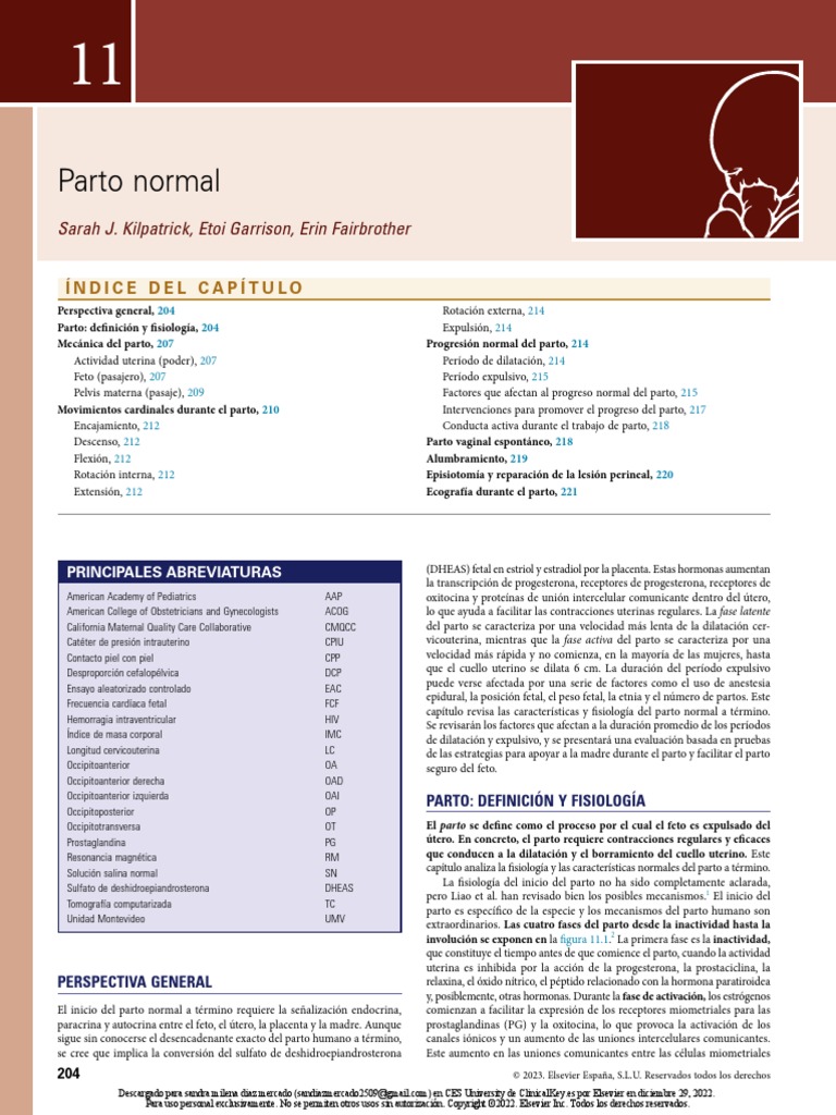 Parto Normal | PDF | Parto | Placenta