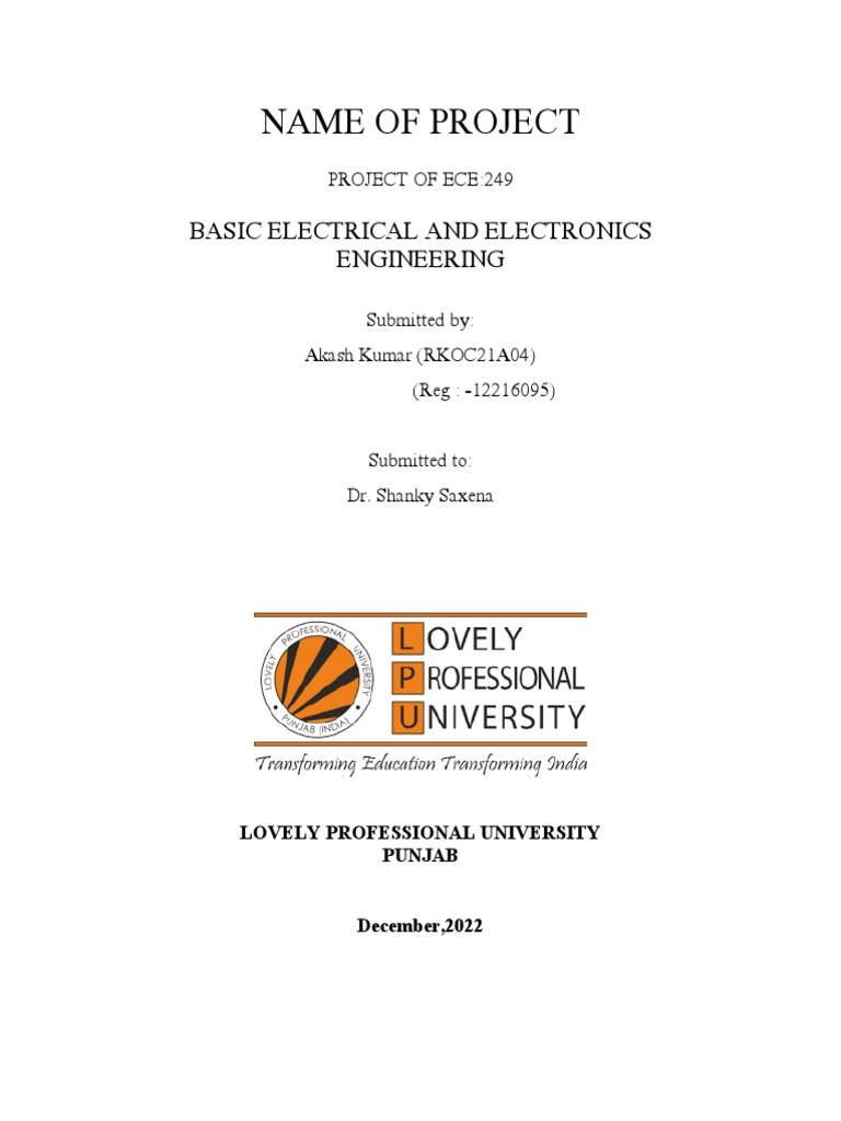 Ece Project Pdf